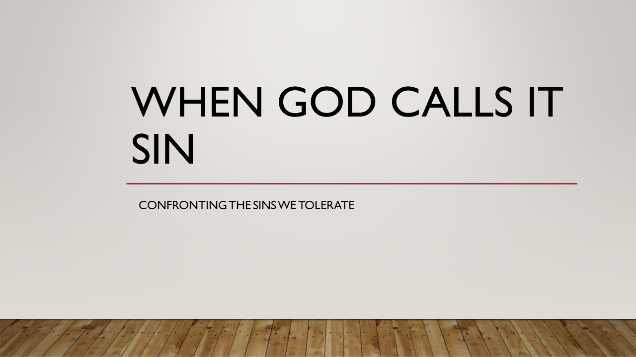 When God Calls It Sin – Part 1 – #2 The Disappearance of Sin – The ...